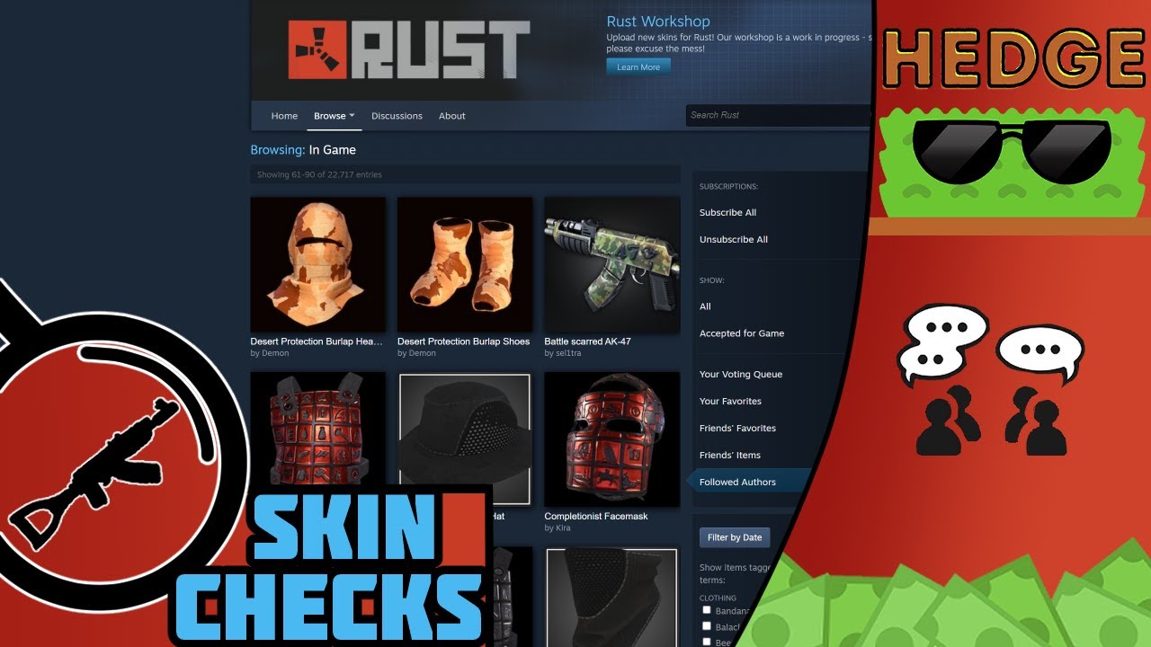 Rust Workshop Skin Checks (May 14 2024) - YouTube