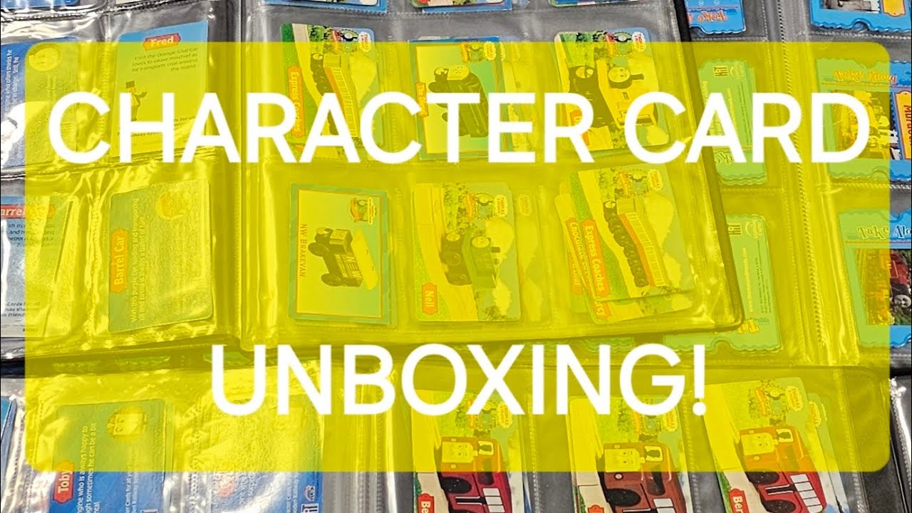 THOMAS & FRIENDS WOODEN RAILWAY/TAKE ALONG MASSIVE CARD LOT UNBOXING ...