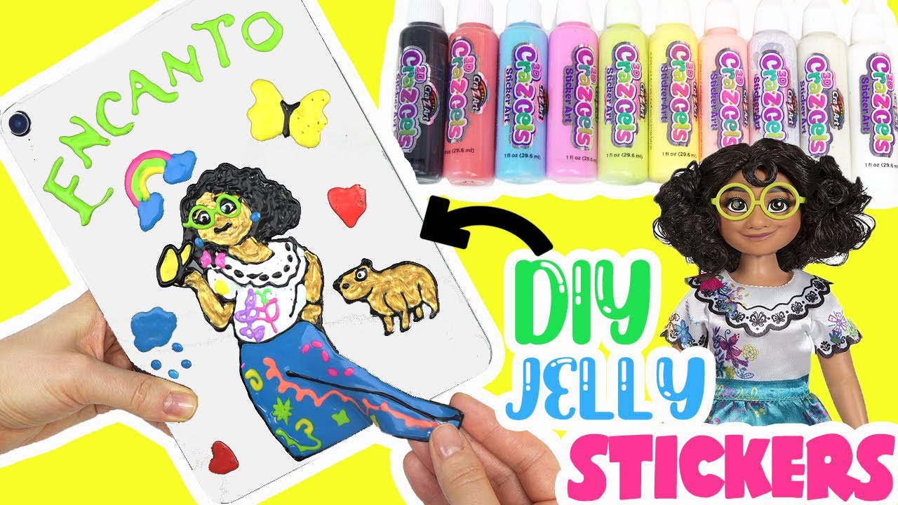 Disney Encanto Mirabel DIY Jelly Stickers Activity Kit! Crafts for kids ...