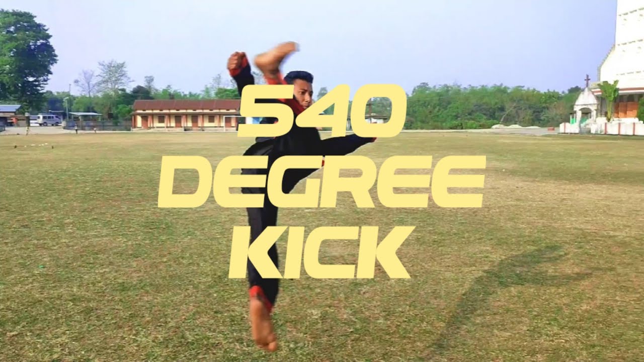 540 degree Kick/ How to kick it in a simple way/ Freestyle tutorial ...