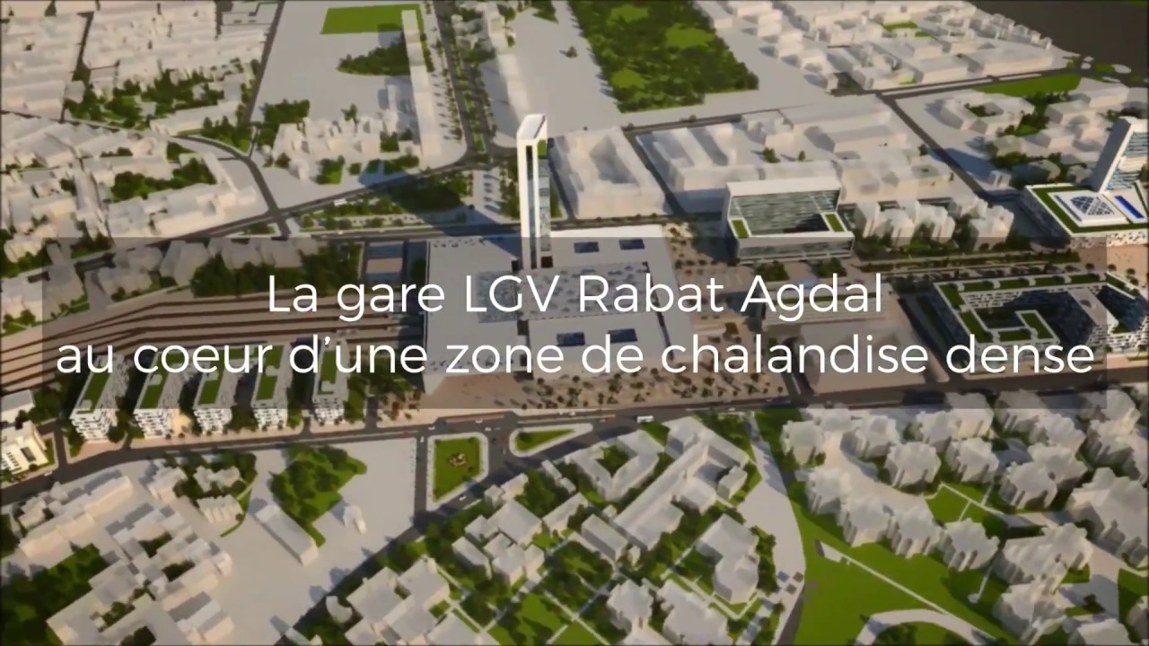 Gare LGV de Rabat-Agdal, un véritable lieu de vie! - YouTube