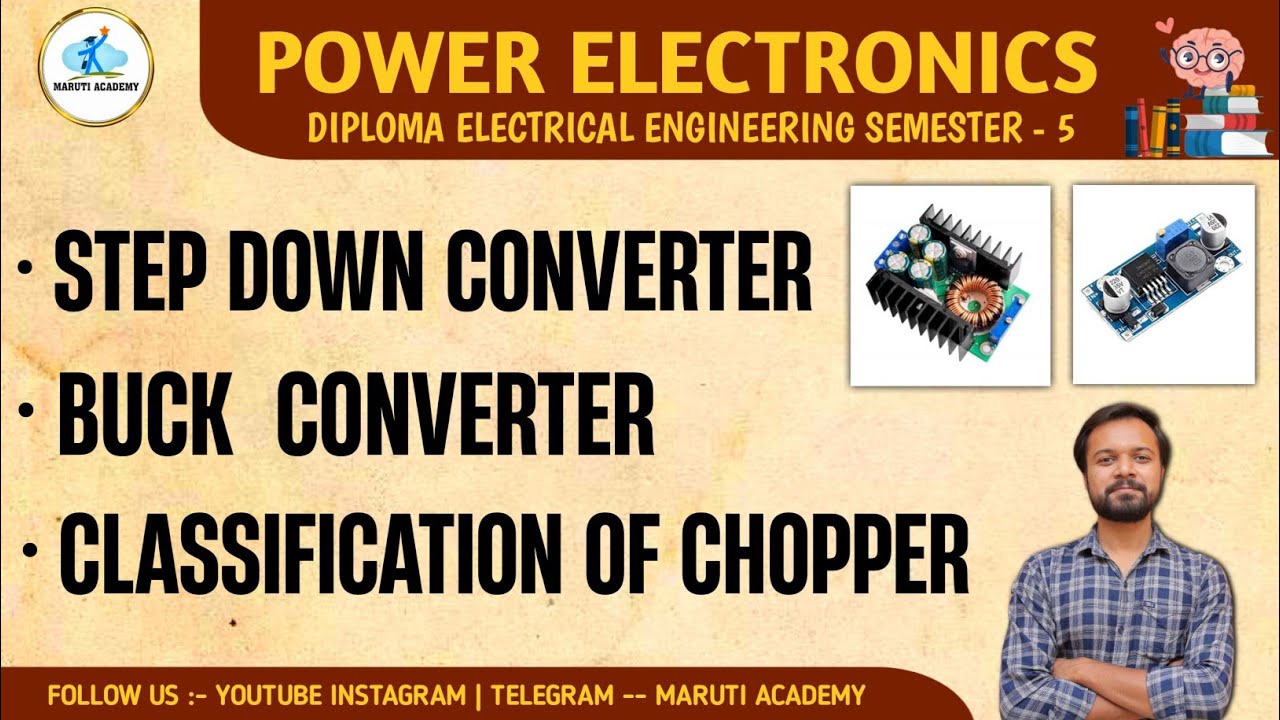 STEP DOWN CONVERTER/ BUCK CONVERTER/ CLASSIFICATION OF CHOPPER/POWER ...