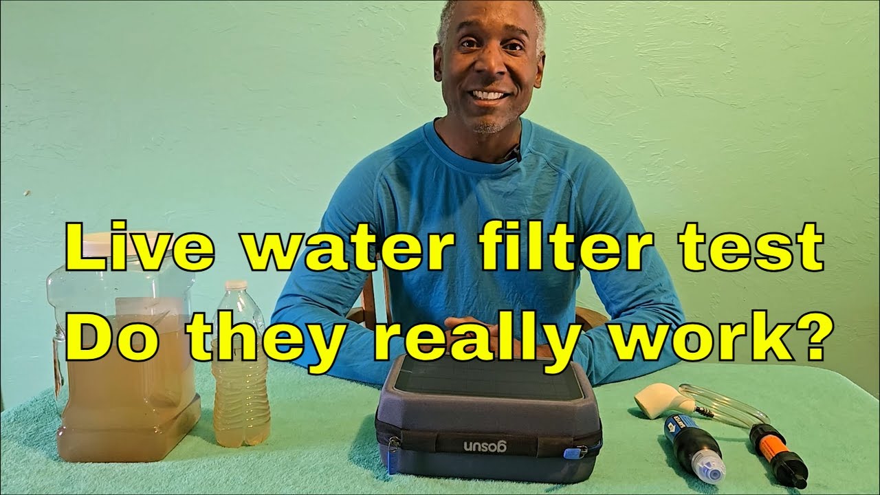 Live water filter test. - YouTube