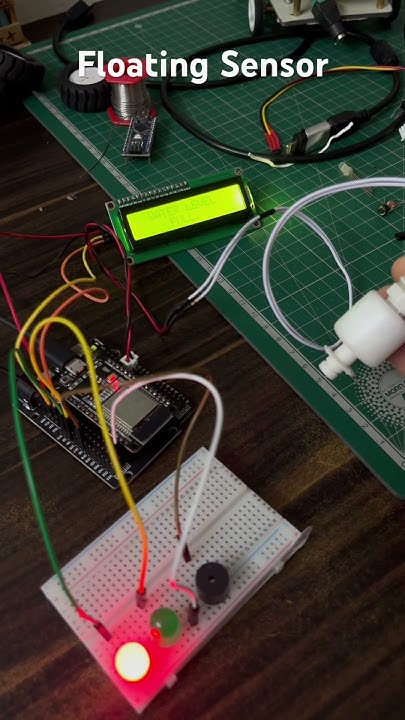 Float Sensor With Esp32 Board Esp32project Esp32 Arduinoproject Esp32tutorial Iot