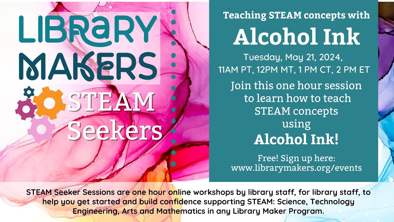 STEAM Seekers: Teaching STEAM Concepts with Alcohol Ink - YouTube