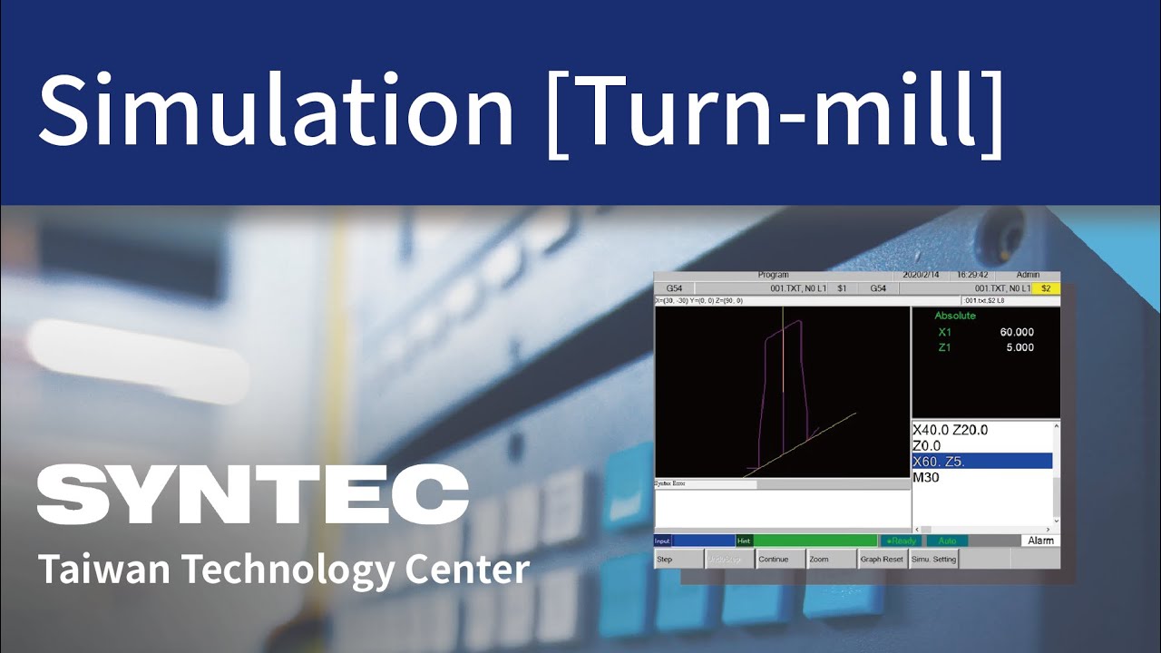 Simulation [Turn-mill] - YouTube