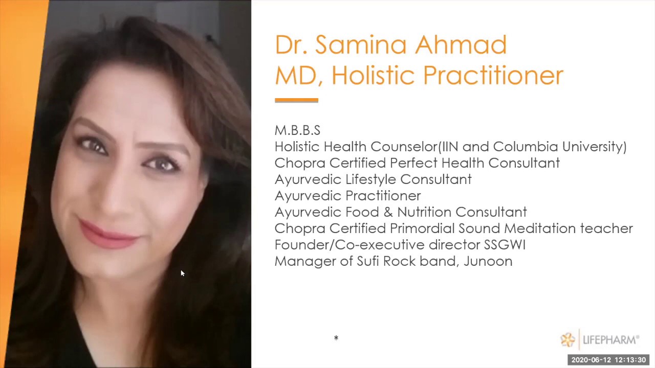 Dr. Samina's LifePharm Webinar - YouTube