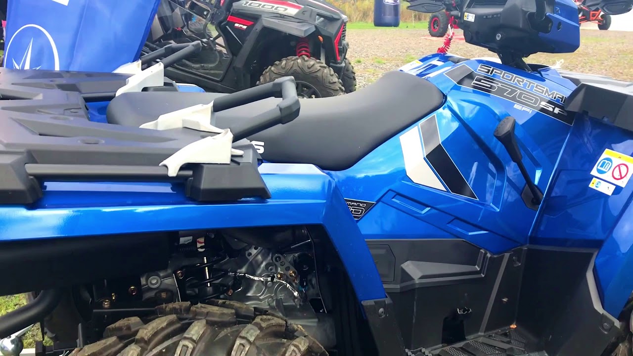Polaris Sportsman 570 SP BLUE RADAR 2020 | polarislublin - YouTube