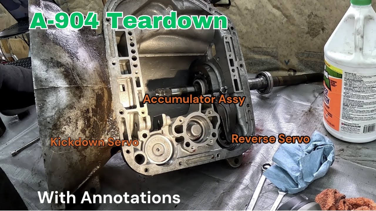 1970 Chrysler A-904 transmission rebuild PT 1. Removal and teardown ...