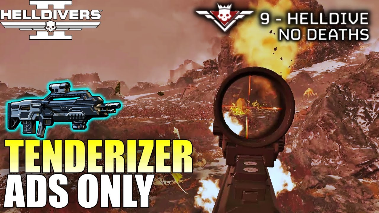 Helldivers 2 - Tenderizer ADS Gameplay (No commentary, Max difficulty ...