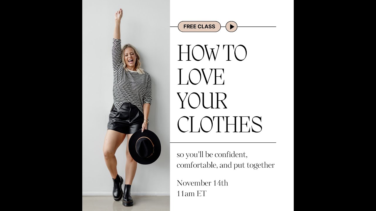 How To Love Your Clothes - YouTube