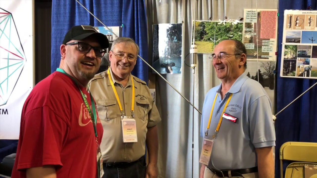 Wolf River Coils new Center Loaded Antenna from Hamvention 2019 - YouTube