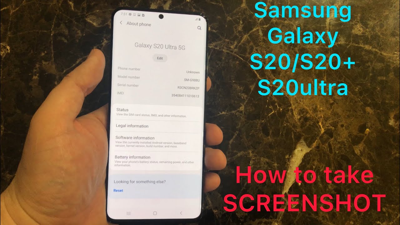 Screenshot Samsung Galaxy S20 S20 S20 Ultra Youtube