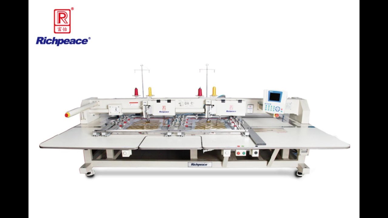 Multi-head Sewing Machine (Heavy Material) - YouTube