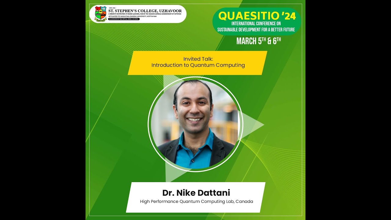 Introduction to Quantum Computing - Dr. Nike Dattani - YouTube