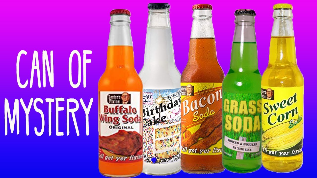 Can of Mystery: Weird Soda Challenge - YouTube