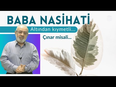 ALTIN DEĞERİNDE BABA NASİHATİ