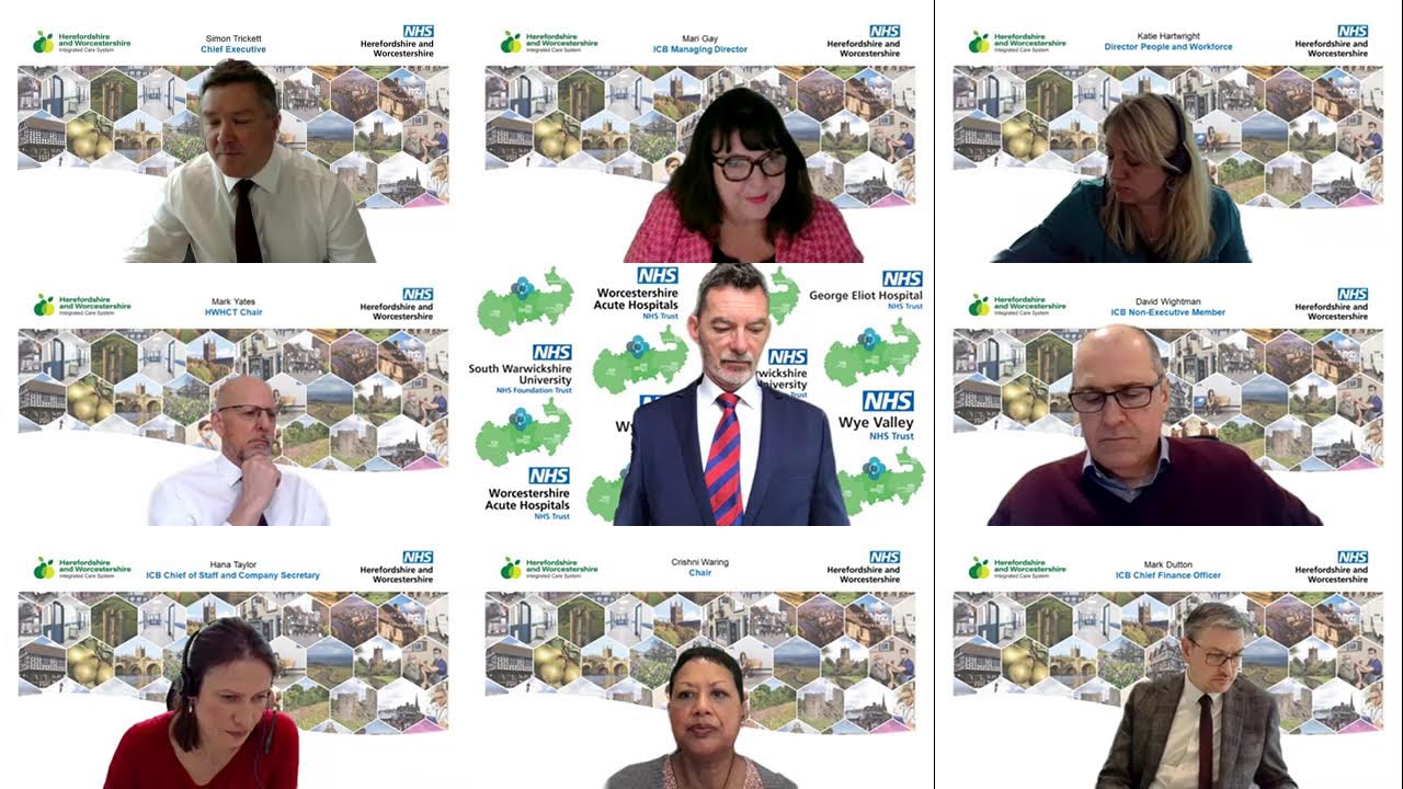 NHS Herefordshire and Worcestershire ICB Board Meeting (20.03.2024 ...
