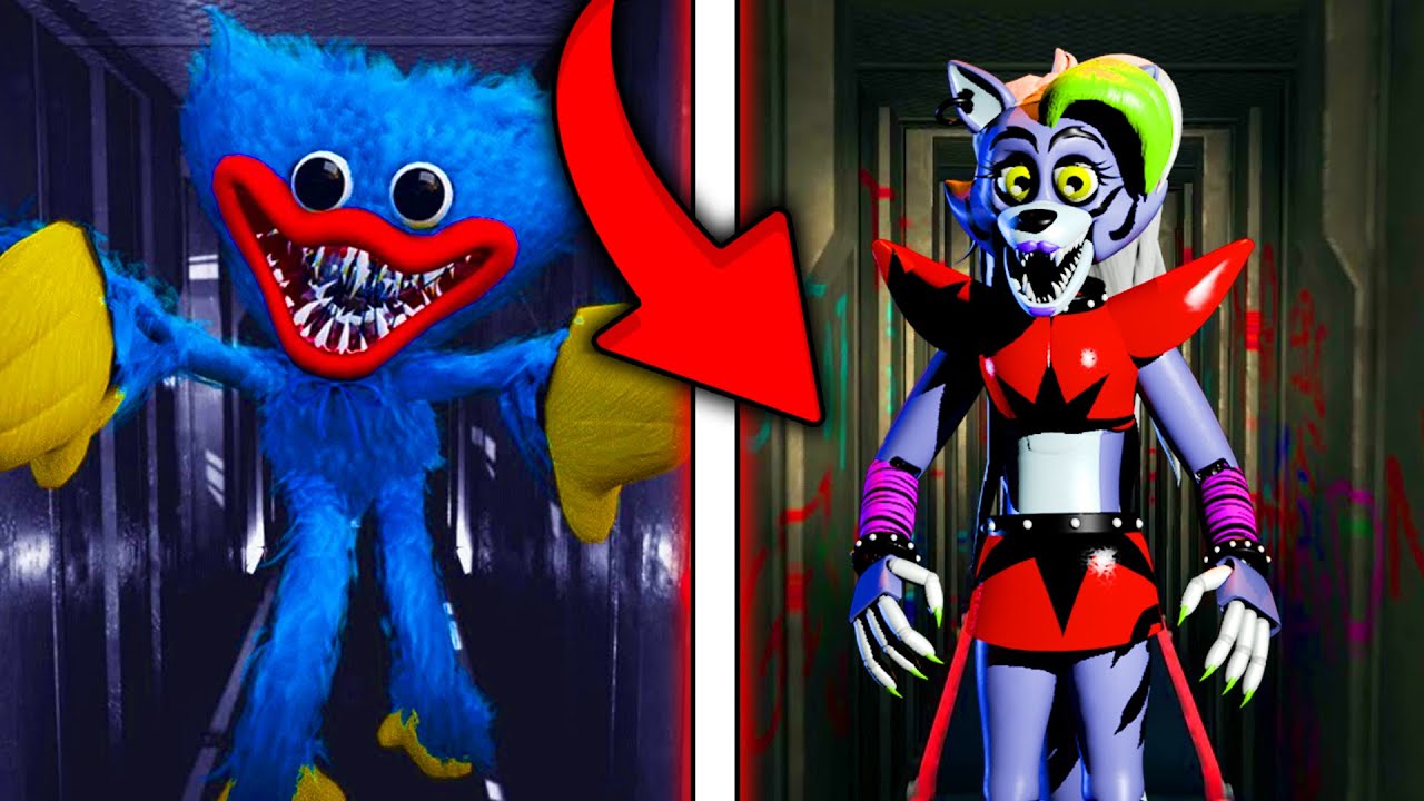 Hackuję *POPPY PLAYTIME* i Zamieniam *HUGGY WUGGY* w *ROXY* z FNAF ...
