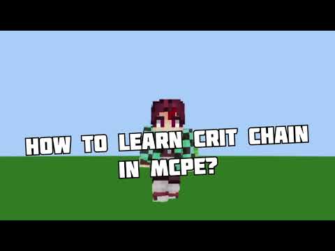 The best practice method for crit chain. Minecraft pe PvP tips . - YouTube