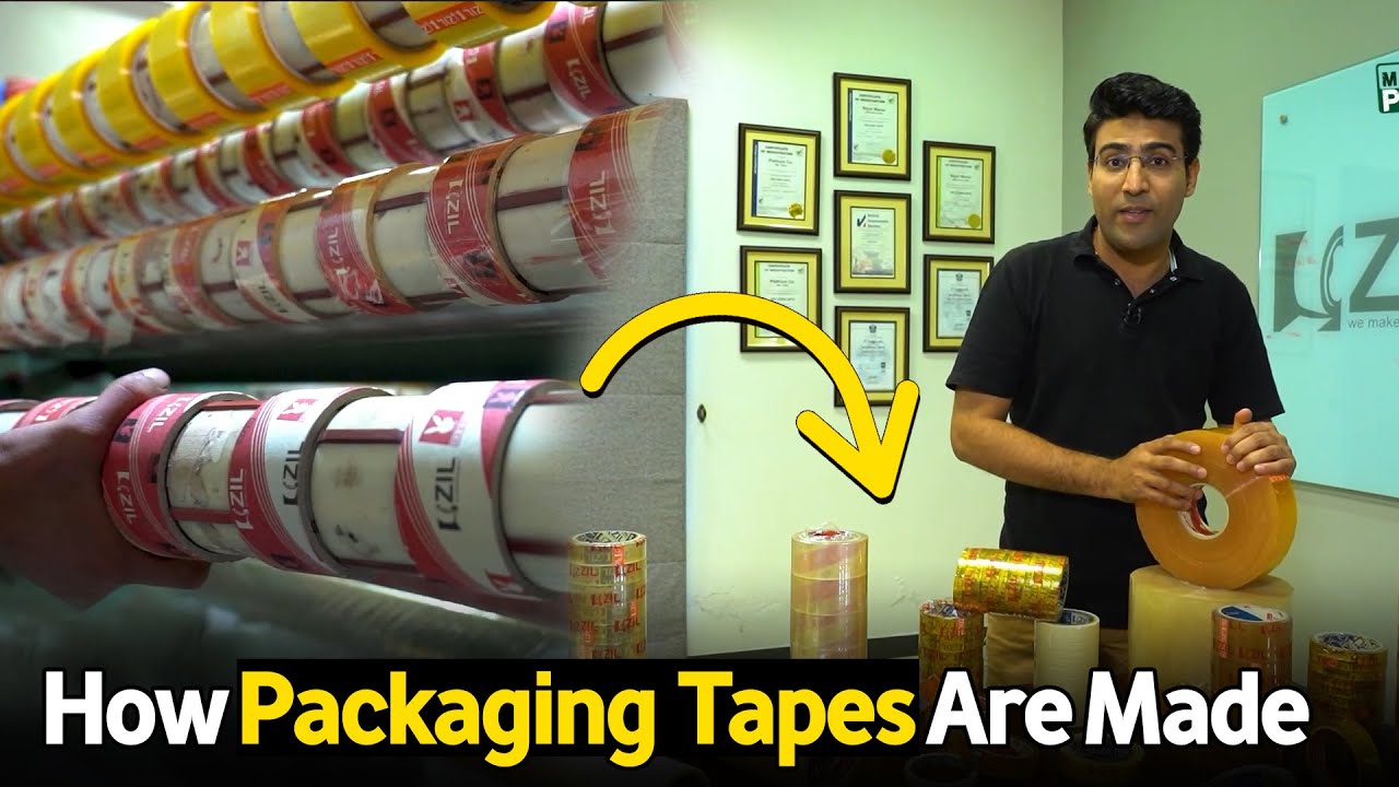How Packaging tapes Are Made in Pakistan | Discover Pakistan TV - YouTube