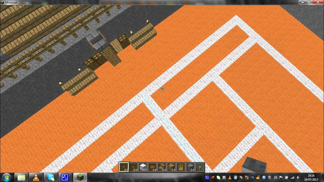 Terrain de Tennis Minecraft - YouTube