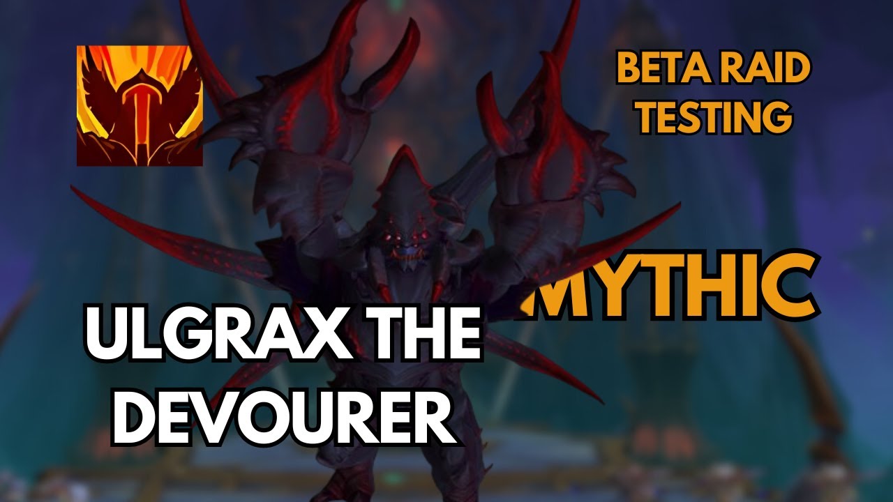Mythic ULGRAX THE DEVOURER || Nerub-ar Palace || Fury Warrior || The War Within Beta - YouTube