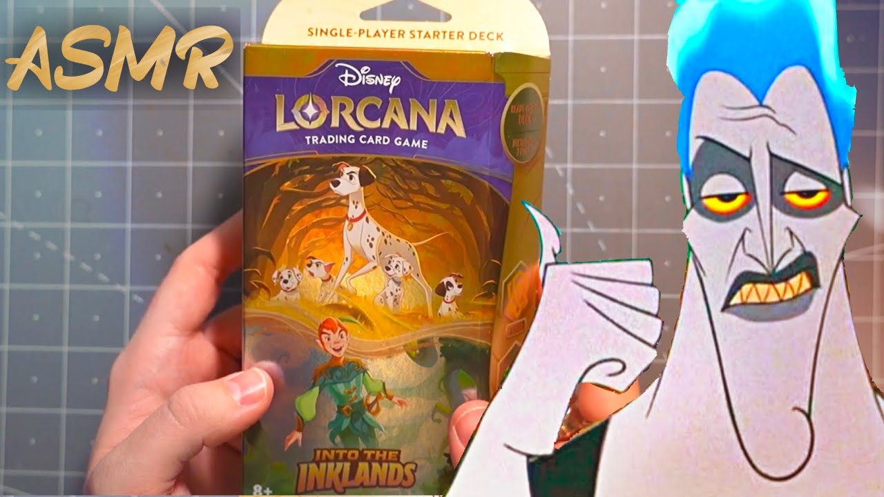 ASMR Disney Lorcana Starter Pack Opening with Booster! - YouTube