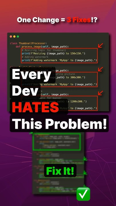 This Simple Code Fix Will Make Developers Jump For Joy! #coding #programming #developer - YouTube