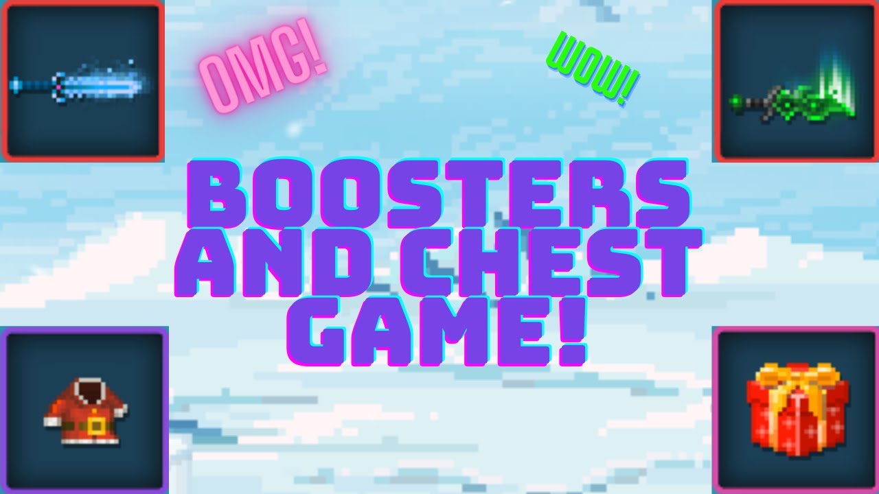 CHEST GAME + 500K GEMS BOOSTERS OPENING | Pixel Worlds - YouTube