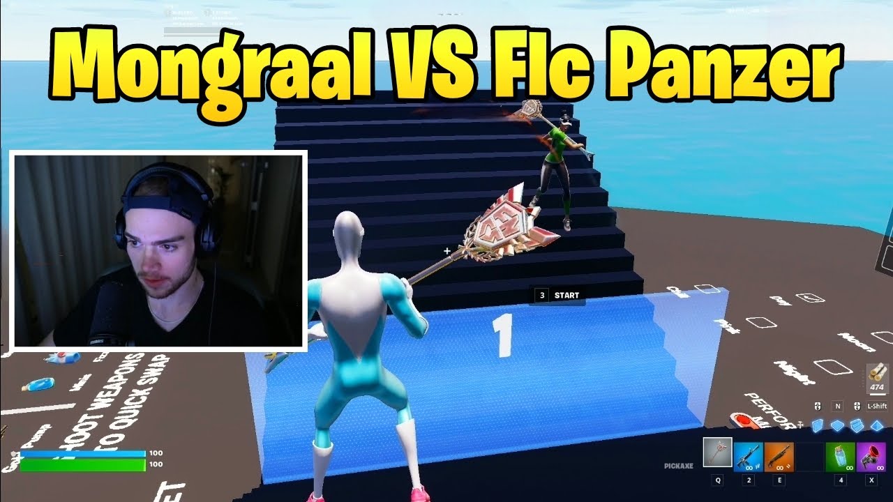 Mongraal VS Flc Panzer 1v1 TOXIC Buildfights - YouTube