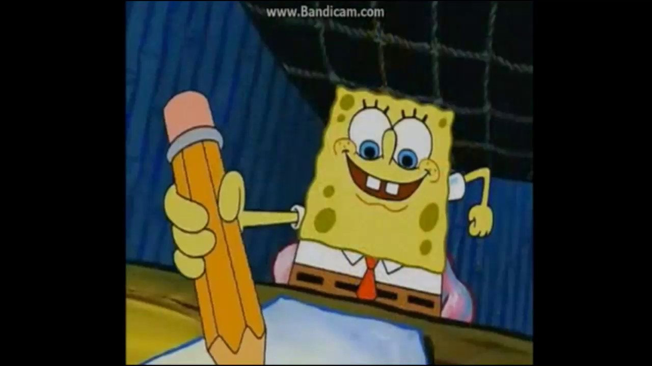 spongebob's essay - YouTube