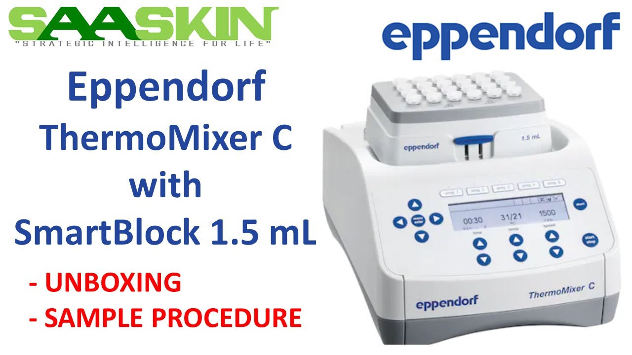 Eppendorf ThermoMixer C with SmartBlock 1.5 ml | Unboxing | Sample Procedure - YouTube