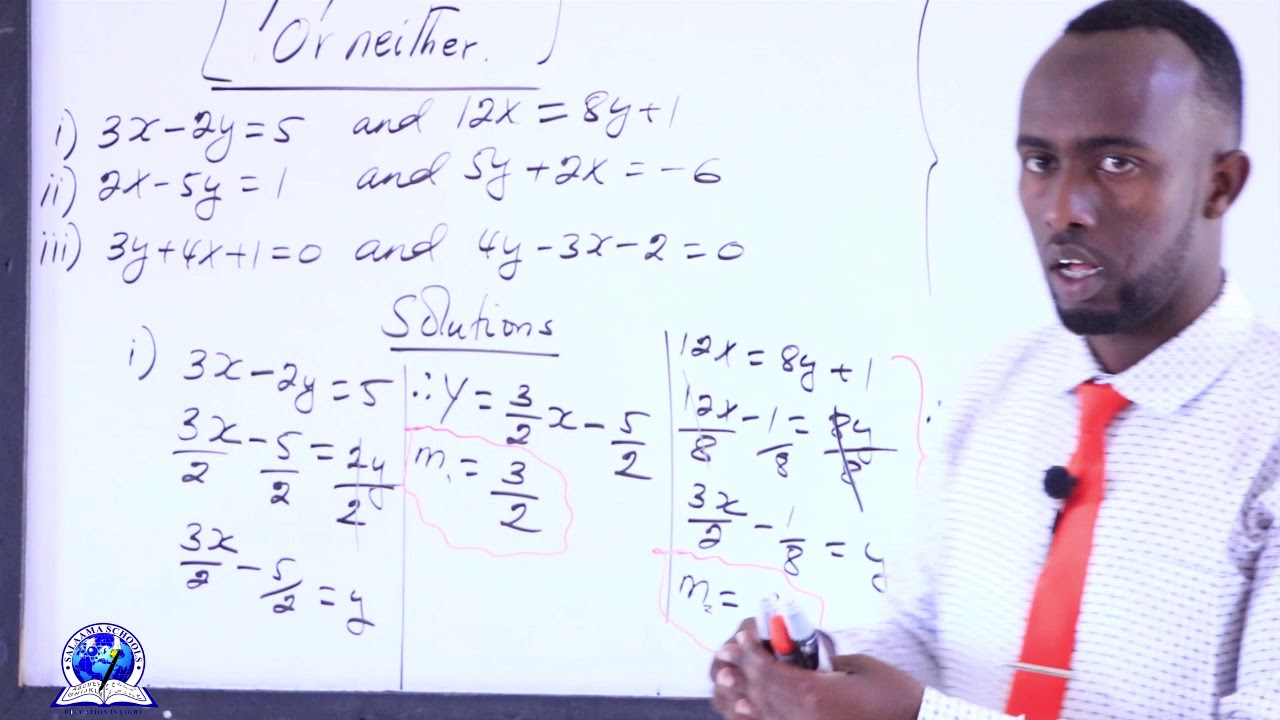 FORM 2 II MATHS II CHAPTER 6: COORDINATE GEOMETRY II LESSON 6 - YouTube