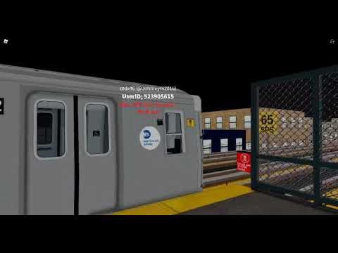 ROBLOX Railfanning at IND Eighth Avenue Line S42E29: MTA NYC Subway R160A (A) Train at Rockway ...