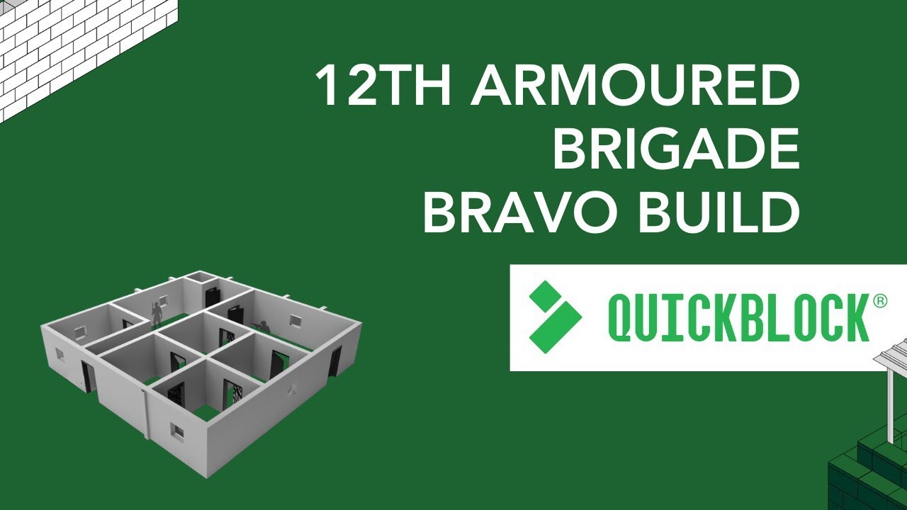 12th Armoured Brigade, The Royal Welsh - QUICKBLOCK Bravo Training Kit Build - YouTube