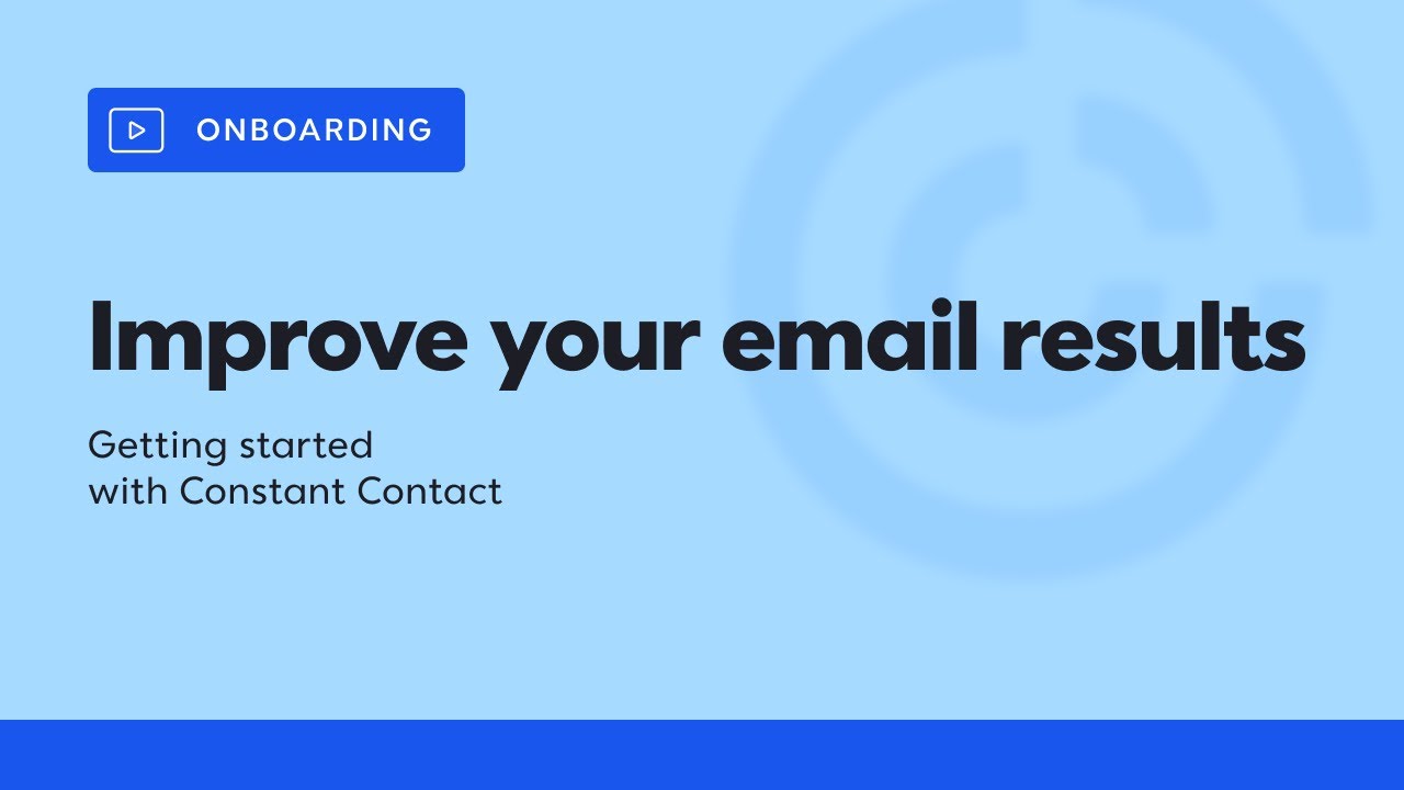 Quick, Simple Tips to Improve Your Email Results in Constant Contact ...