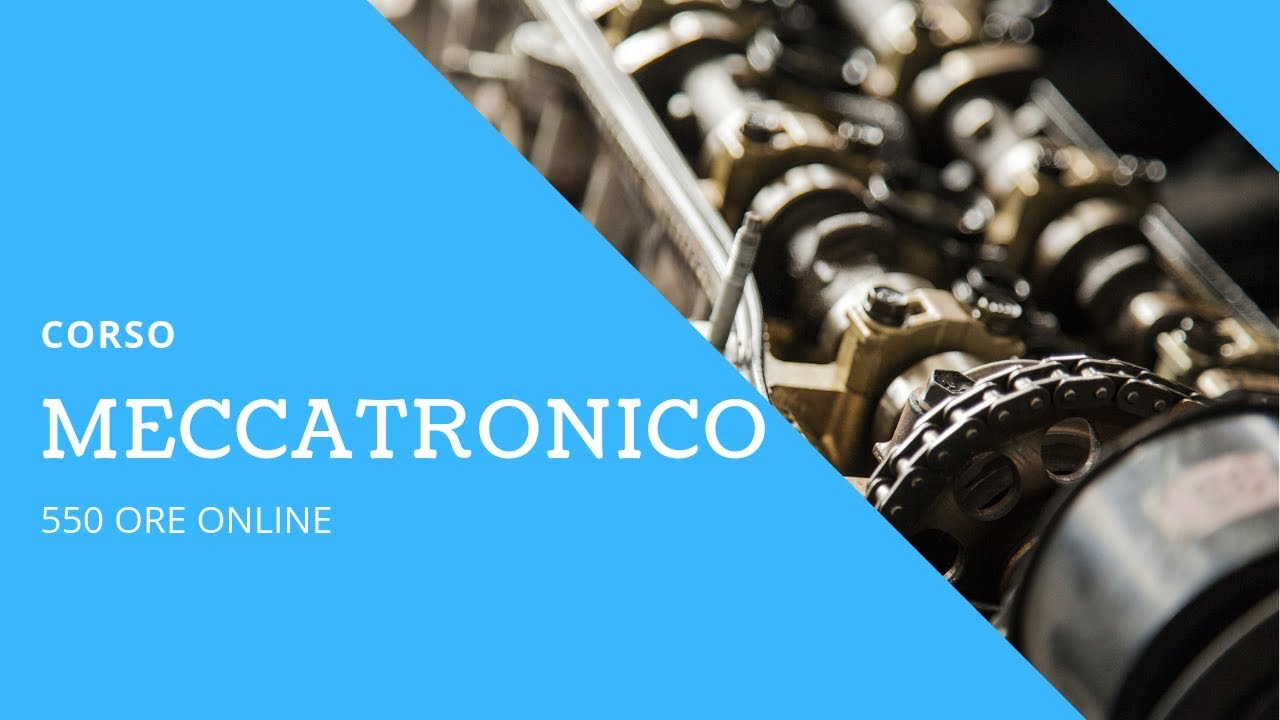 Corso Meccatronico | Qualifica Meccatronica | Online 🚦 🚙💨 - YouTube
