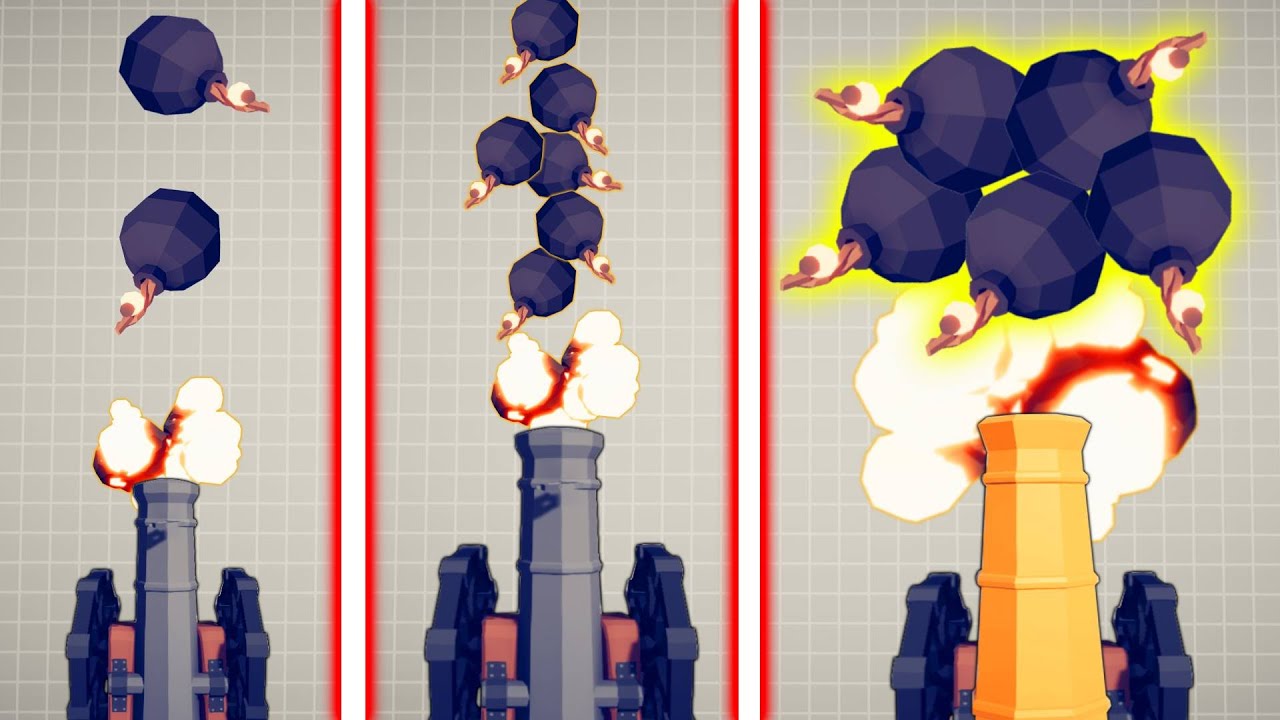 EVOLUTION OF ULTIMATE BOMB CANNON | TABS - Totally Accurate Battle ...