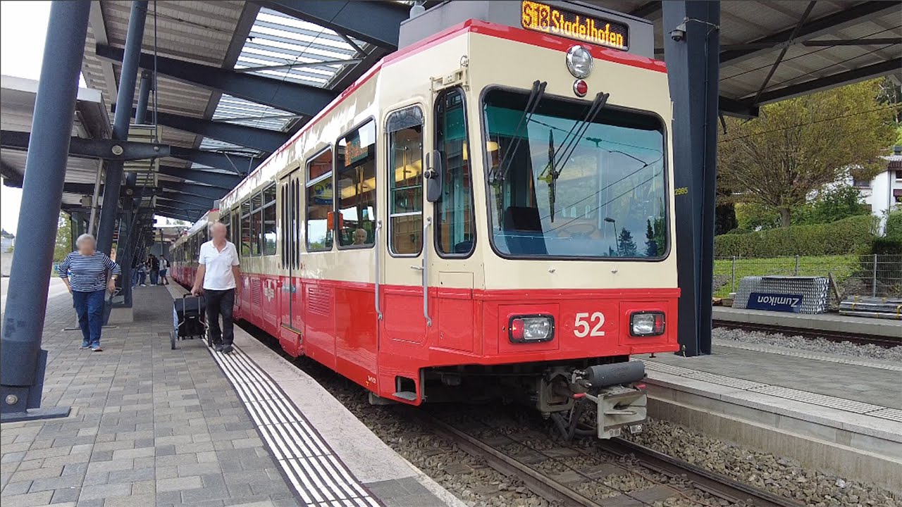 Zürich Forch Railway, Tram-Train, S-Bahn (September 2023) 4K - YouTube