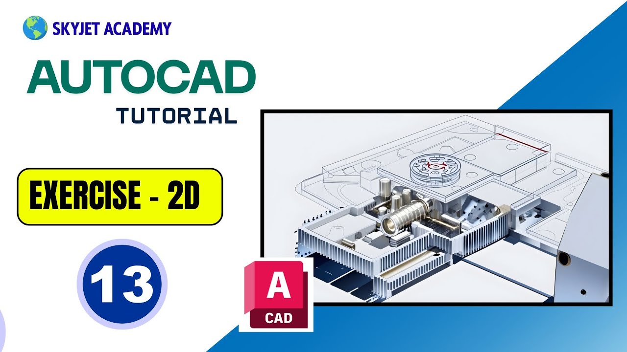 AUTOCAD-2D -Tutorial-Exercise-12|Autocad job oriented training in ...