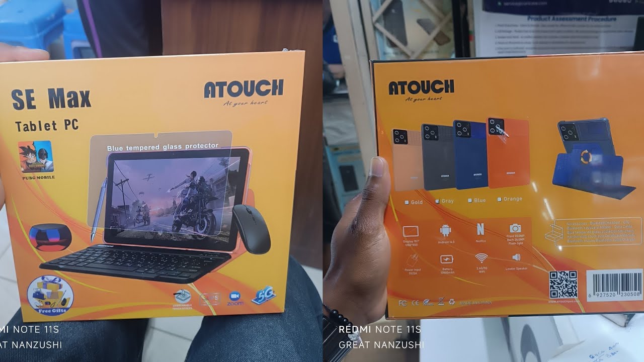 ATouch SE Max 5G Android Tablet @14500. Specs: 10.1" Display•512GB ...