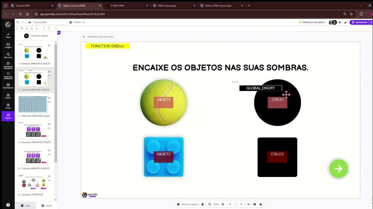 Genially | Como fazer um jogo de ARRASTAR E SOLTAR bem mais legal | Parte 1 - YouTube