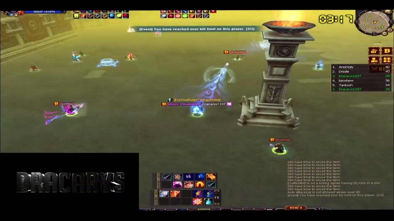 Blaze Online Survival Arena Solo Dracarys Dominated All 49 Kill ! - YouTube