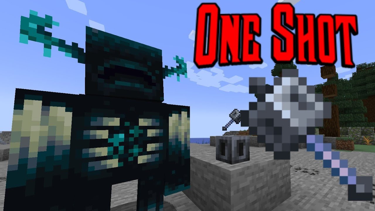 ONE HIT Warden In Minecraft 1.21 24w11a! New Mace Weapon! - YouTube