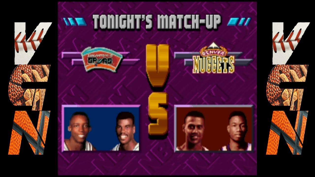 NBA Jam Tournament- Semifinals: Spurs/Nuggets - YouTube