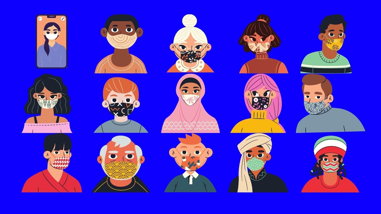 FACE MASK Green Screen Effect - YouTube