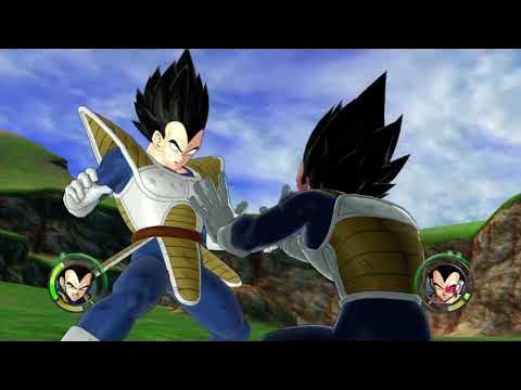 Dragon ball raging blast 2-vegeta vs vegeta (scouter) - YouTube
