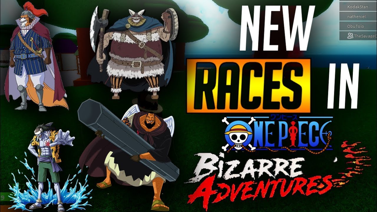 NEW RACES IN ONE PIECE BIZARRE ADVENTURES | FISHMEN, MINKS, GIANTS ...