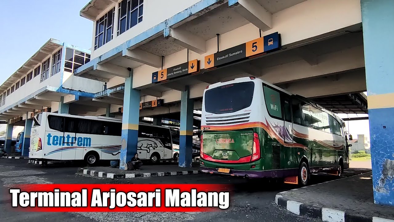 Salah Satu Terminalnya Bus-Bus Mewah AKAP & AKDP || Terminal Arjosari ...